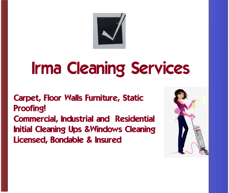 Irma Cleaning Services - I list Online